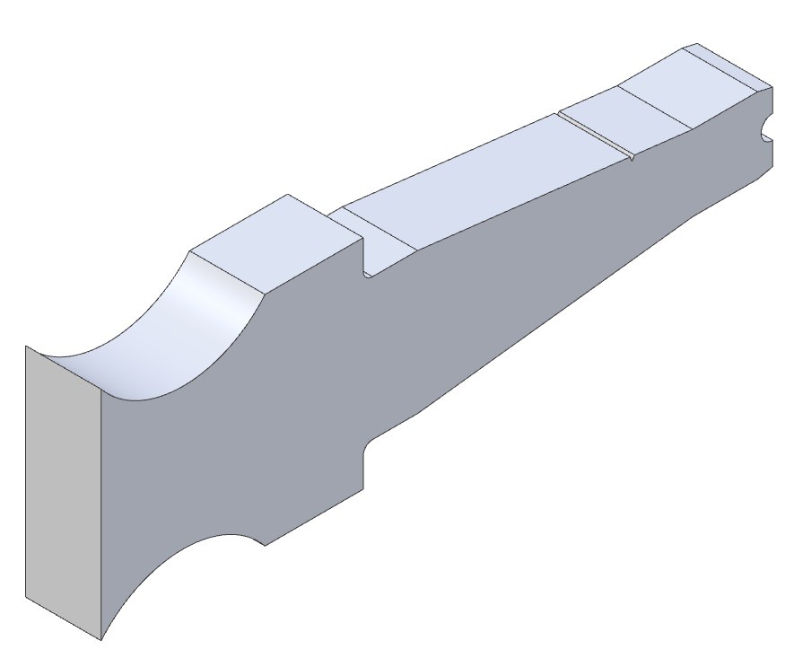 COUNTER KNIFE - CURVED | 930063 | Industrial Shredding Machines