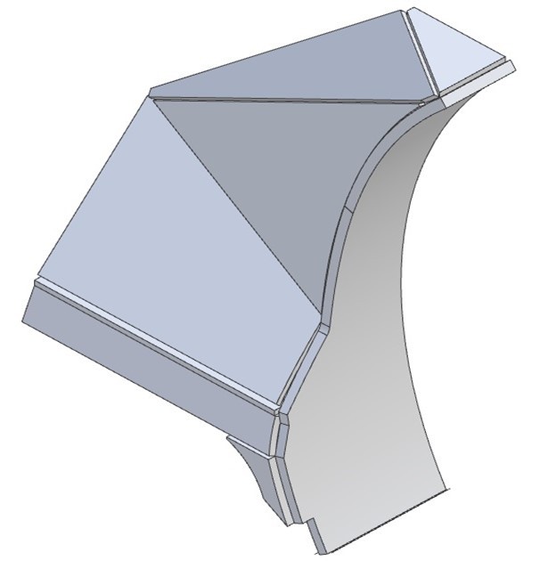 CHEEK PLATE - BOLT IN - RH | 99590013320 | Industrial Shredding Machines